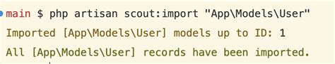 Model Not Found When Running Scout Import Issue 746 Laravel Scout