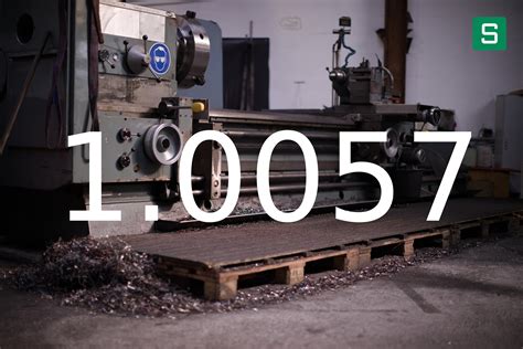 1.0057 - DIN/EN - Steel Material Sheet - SteelShop