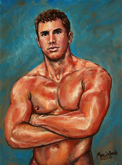 Muscle Man Painting At PaintingValley Explore Collection Of
