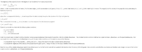 solved consider the motion of an object modeled with ideal
