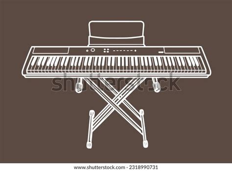 Musical Instruments Sketch Vector Graphic Arts Stock Vector Royalty