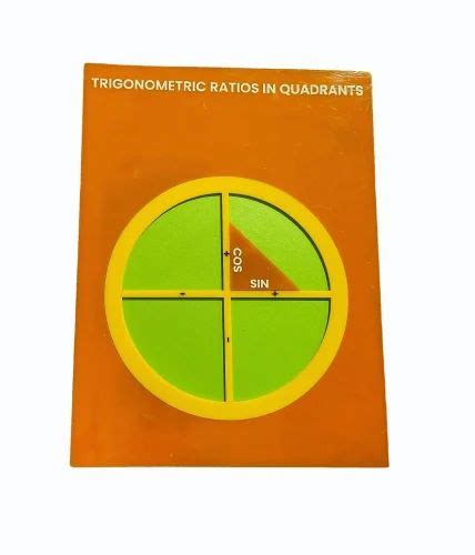 Trigonometric Ratios In Quadrants Secondary Maths Lab Kit At ₹ 1800 Piece In Ernakulam