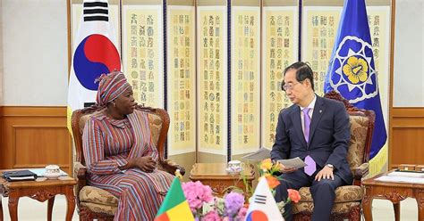 베냉 부통령과 양자회담하는 한덕수 총리