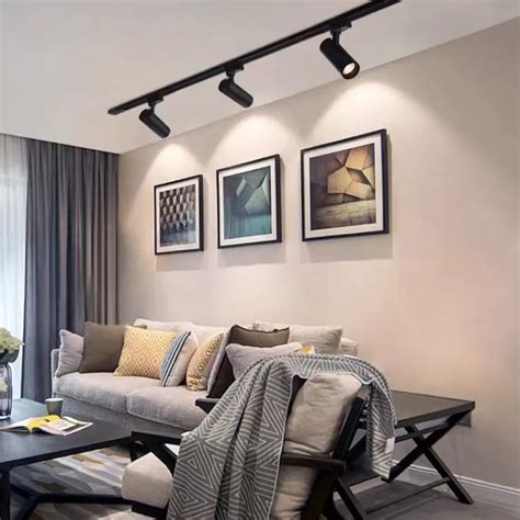 Led Track Lighting Living Room Cabinets Matttroy