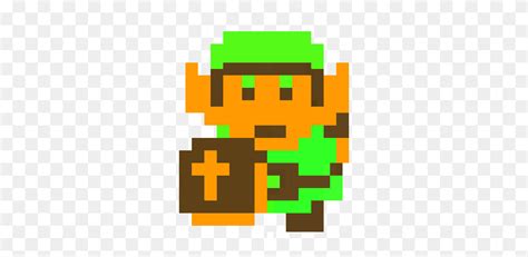 Zelda1linksprite Legend Of Zelda Nes Link Sprite