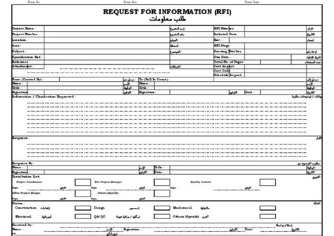 Request For Information Rfi Pdf