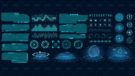 63 Futuristic User Interface Graphics Motion Array