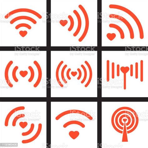ハートと Wifi アイコン つながりのベクターアート素材や画像を多数ご用意 つながり アイコン イラストレーション Istock