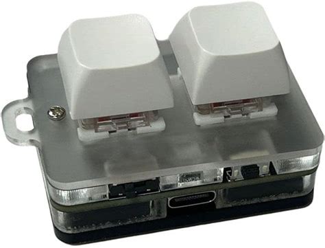 2 Keys Mini Custom Bluetooth Keyboard With Rgb Light Hot Swappable Keypad Gaming Macropad Paste