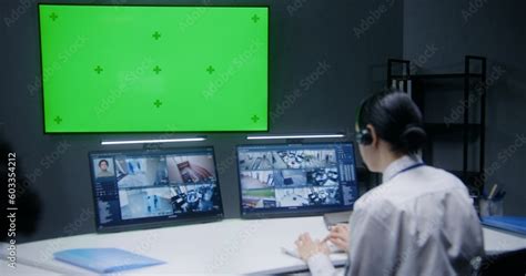 Female Officer Controls Cctv Cameras With Ai Facial Recognition In