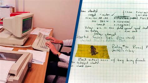 The Unusual Reason Behind The Worlds First Computer Bug Technology Unilad