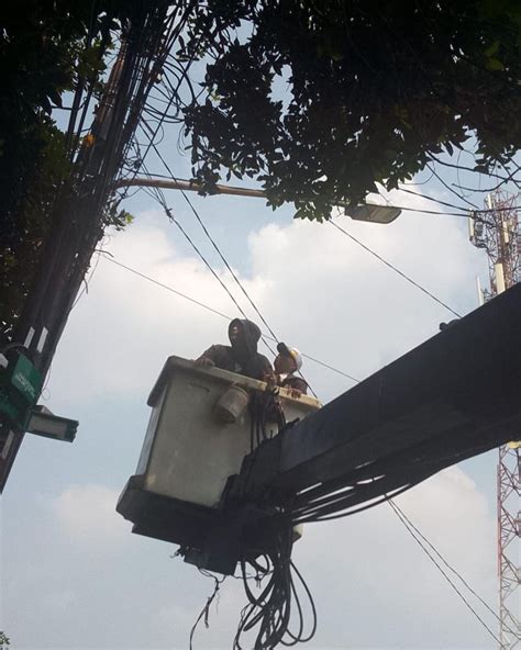 KEC LARANGAN Lampu LED PJU Tangerang Terang Mati Dishub Perbaiki