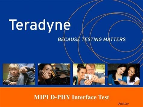 Mipi D Phy Interface Test