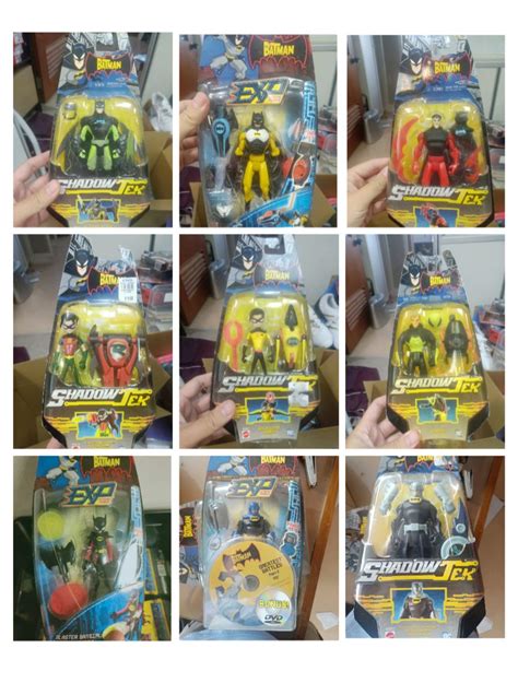 The Batman Shadow Tek Batman Robin Superman Firefly Bruce Wayne