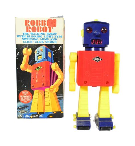 Lot 608 Retro Toys Vintage Mortoys Robbie Robot