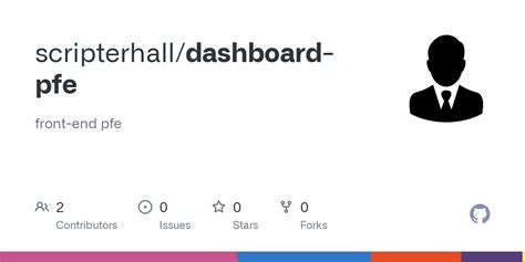 Github Scripterhalldashboard Pfe Front End Pfe