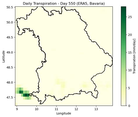 Very High Transpiration Values In Era5 Land Hourly C3s Datasets And Usage Forum