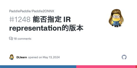 Ir Representation Issue Paddlepaddle Paddle Onnx Github