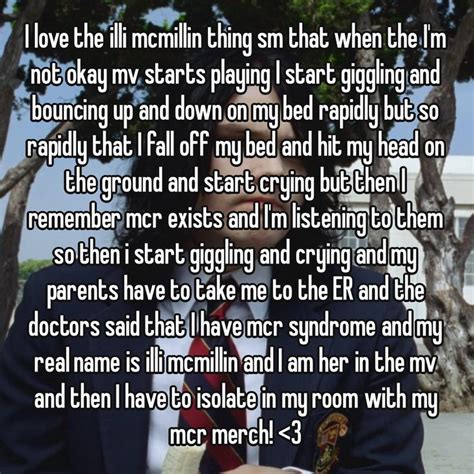 I Love Illi Mcmillin I Am Illi Mcmillin I Love Mcr Mcr My