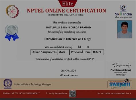 S N M S Durga Pramod Motupalli On Linkedin Iot Learningneverstops