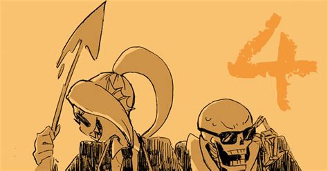 Undertale アンテ落書き漫画4 Suguriのマンガ Sans Frisk Papyrus Pixiv