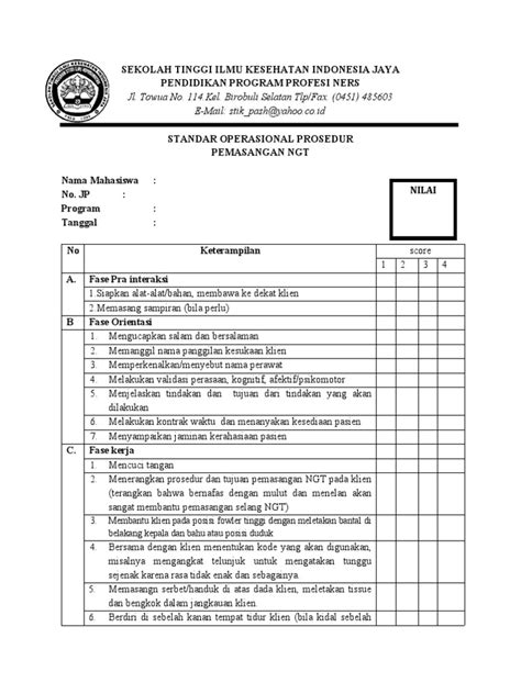 Ngt Bilas Lambung And Sonde Pdf