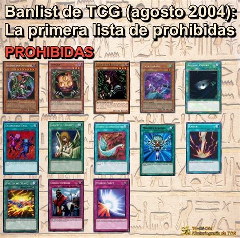 Yu Gi Oh Animes Banlist De Tcg Agosto 2004 La Primera Facebook