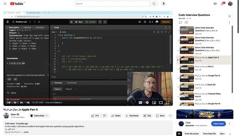 Learn Leetcode With Master Sami Shameseldeen Mohammad Omar Al Issa