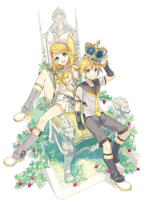 Ixima 様 鏡音リン・レン10周年コラボイラスト 初音ミク 可愛い アニメイラスト キャラクター 絵