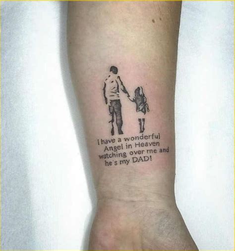 44 Lovingly Emotional Father Dedicated Tattoos Designs And Ideas