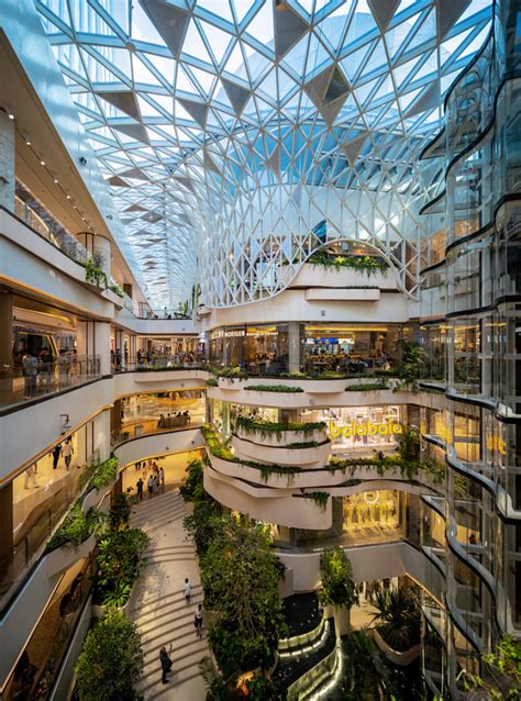 西安乐荟中心 Aedas 建筑图 表皮 灯 5588801784