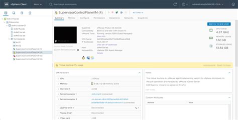 Updating A Vsphere With Kubernetes Supervisor Cluster Davidstamen
