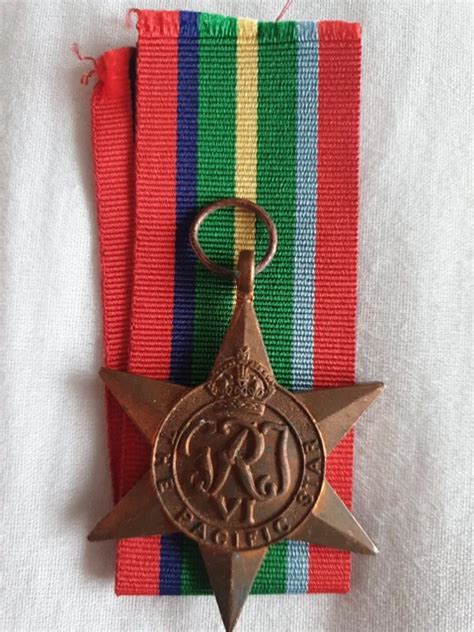 Original Ww2 British Pacific Star Medal No 2 £1500 Picclick Uk