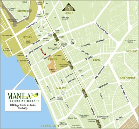 Map Of Us Embassy Manila United States Map