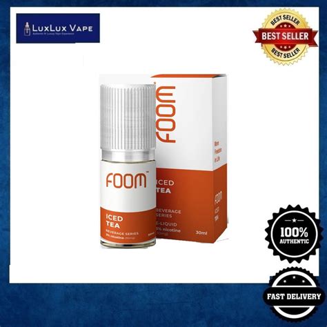 Jual FOOM ICED TEA SALT NIC 30ML By FOOM LAB Shopee Indonesia