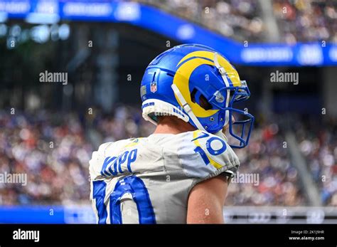 Los Angeles Rams Wide Receiver Cooper Kupp 10 During An NFL Game
