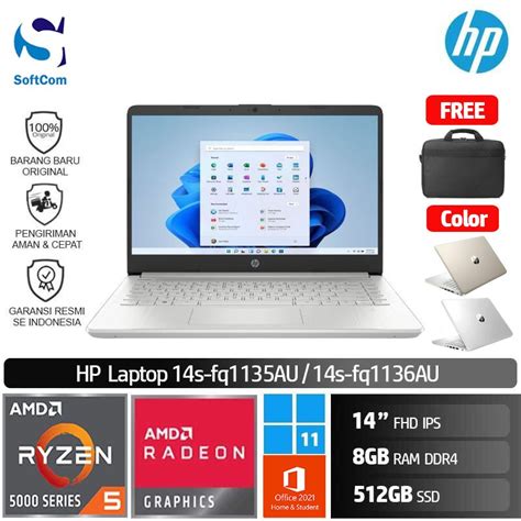 Promo HP S Fq AU Fq AU Notebook Ryzen U GB GB SSD FHD IPS W OHS Diskon