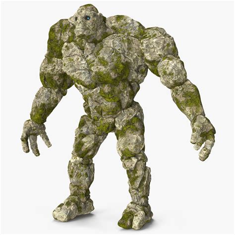 Character Stone Golem 3d Model 99 Max 3ds Blend C4d Fbx Ma