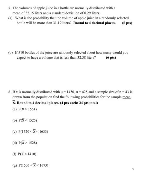 Solved Please Show All Work Use Ti 84 Plus Calculator For