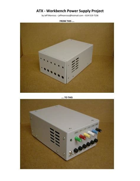 Atx Workbench Power Supply Project Ting
