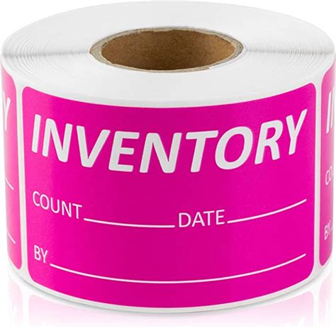 Amazon Inventory Labels 3 X1 5 Fluorescent Pink INVENTORY