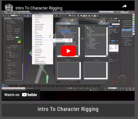 Paul Neale 3dsMax Rigging Playlist MUST SEE 3dsMaxTutorial