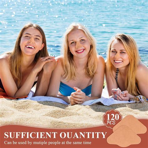 Demissle 120 Pcs Sun Protection Nose Patch Outdoor Sunblock Nose Skin