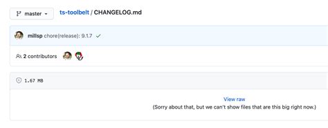 Consider Splitting Up Changelog Into Multiple Files Issue