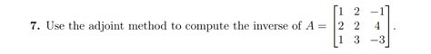 solved 1 2 1 use the adjoint method to compute the