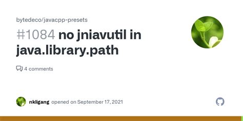 No Jniavutil In Java Library Path Issue 1084 Bytedeco Javacpp