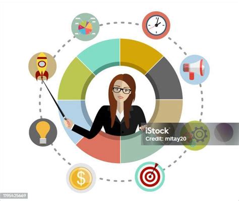 Konsep Vektor Pemasaran Digital Ilustrasi Desain Datar Vektor Ilustrasi