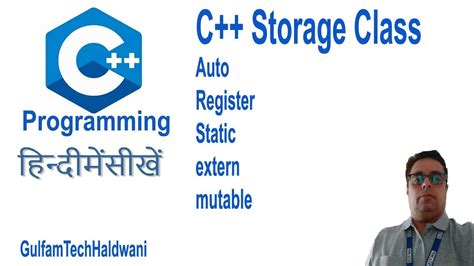 C Storage Class Auto Register Static Extern Mutable