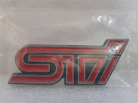 Subaru Sti Badge Red Big Logo Lazada Ph