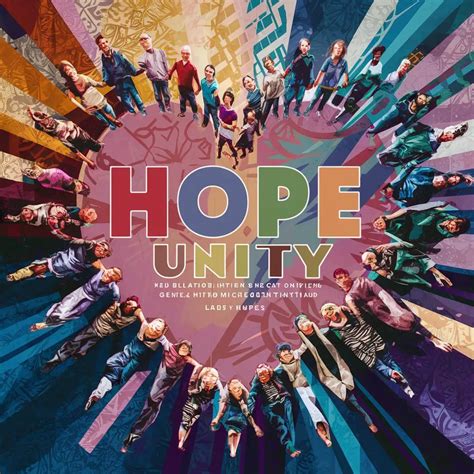 Colorful Street Art Murals Promoting Hope And Unity SDXL Free Online
